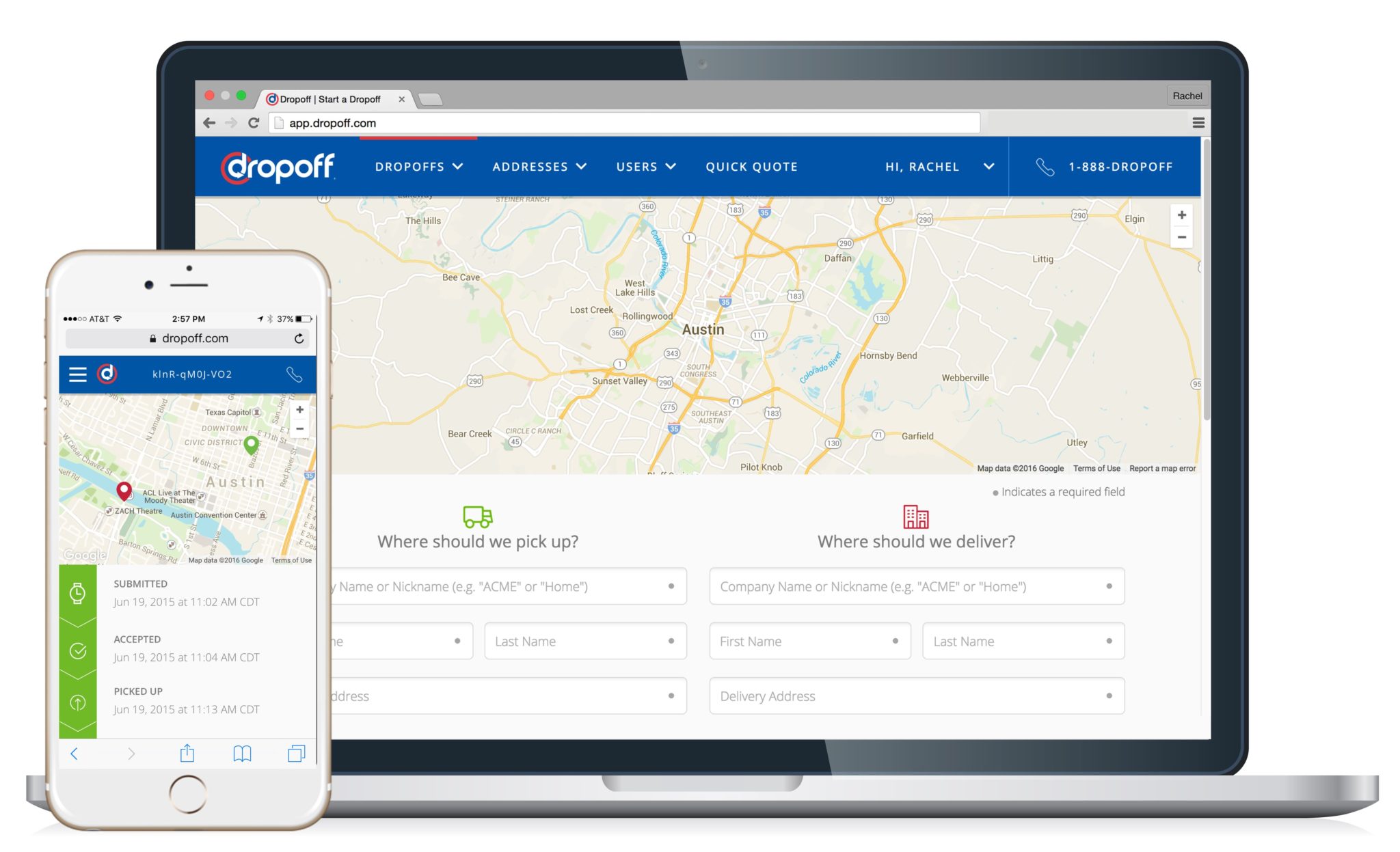 Introducing Our New Client Site Application - Dropoff