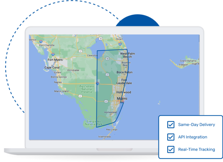 Courier Service Miami - Dropoff