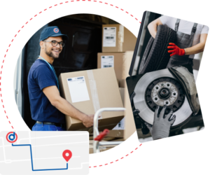 Auto Parts Courier - Dropoff