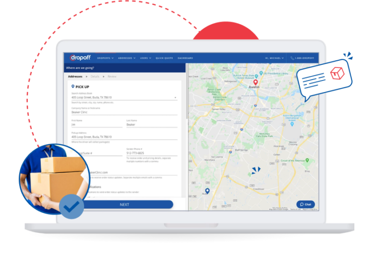 Fixed-Route Delivery Services - Dropoff