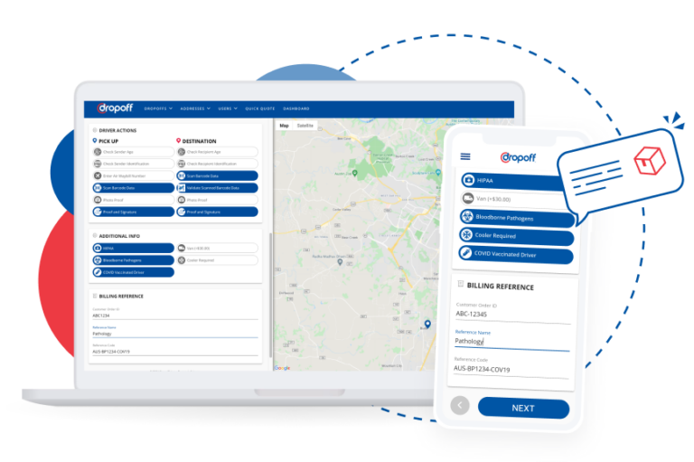 STAT Delivery Service - Dropoff